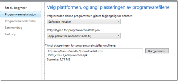 Deploy NetScaler Gateway VPN profile using Microsoft Intune - msandbu.org